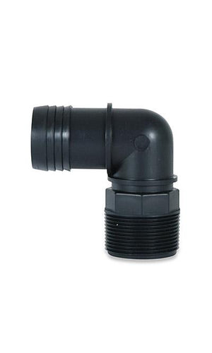 1-1/2" 90° Elbow Threaded x Barb – TN Pools